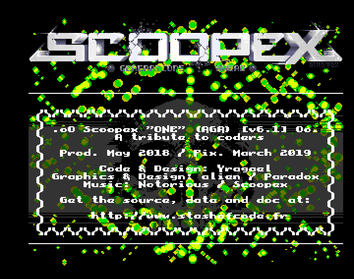 Scoopex "ONE", bientôt sur vos vieux écrans... - Stash of Code